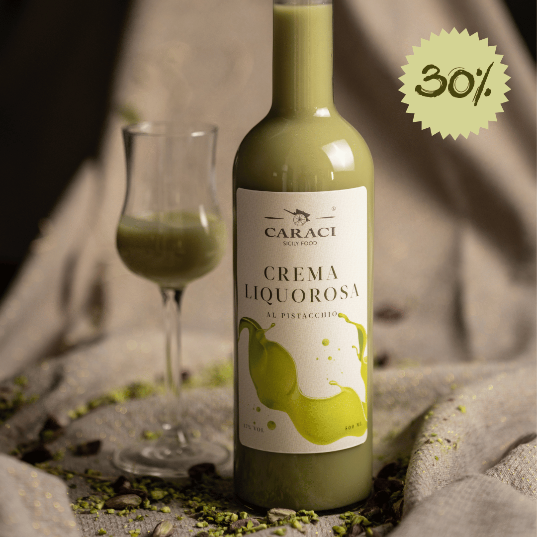 Caraci Sicily Food | Pistachio liqueur