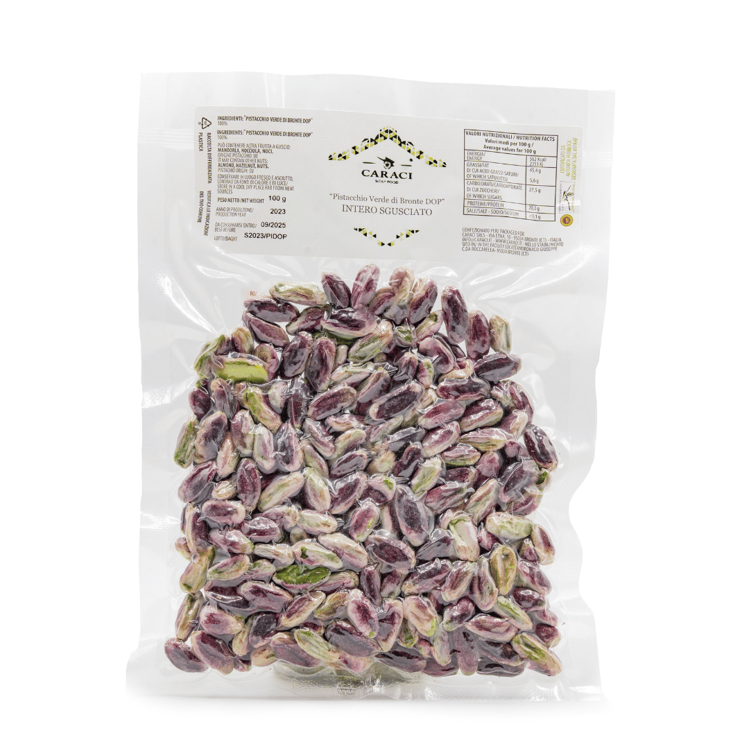 Caraci Sicily Food | Shelled Green Pistachio from Bronte PDO