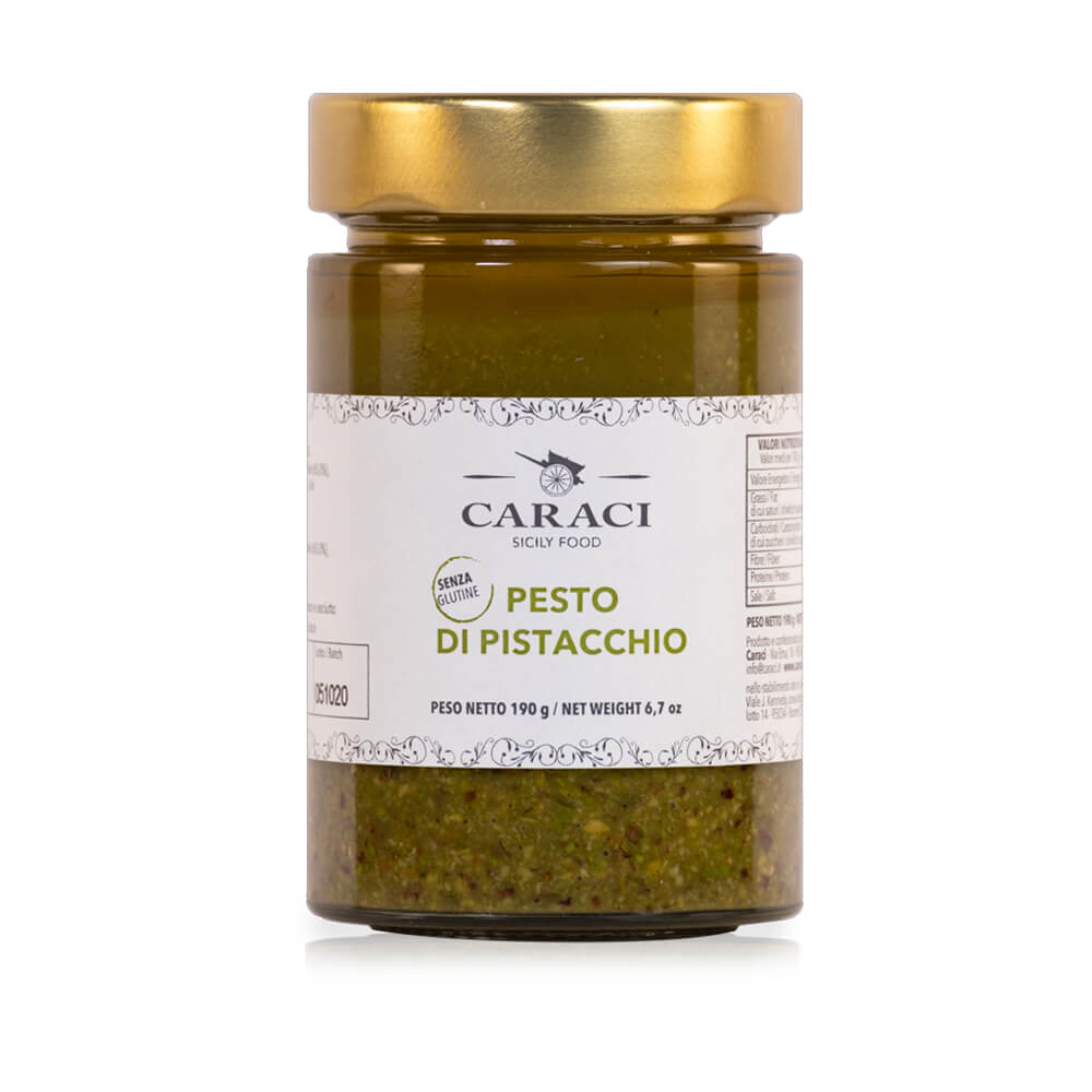 Caraci Sicily Food | Pistachio pesto
